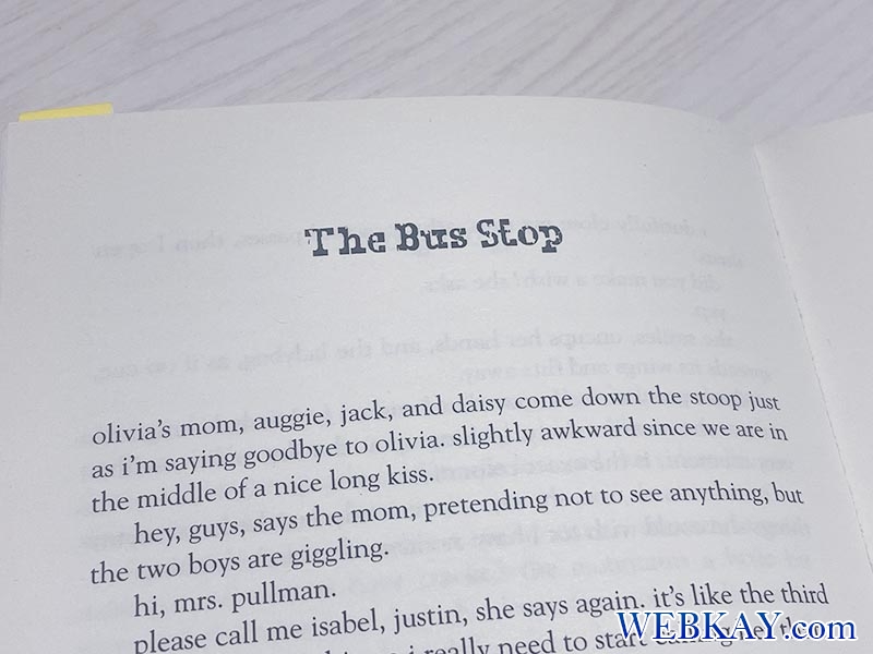 洋書「Wonder（ワンダー）」を読む。Part 5. Justin – The Bus Stop★単語と表現勉強メモ | WEB KAY